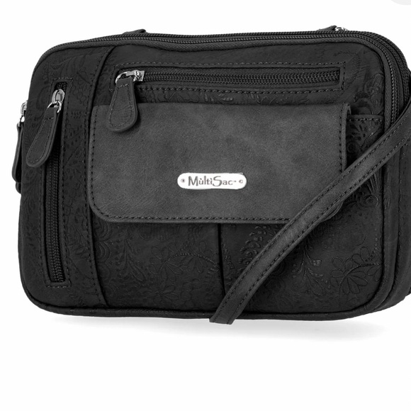 Multisac | Bags | Multi Sac Zippy Triple Compartment Crossbody Handbag ...